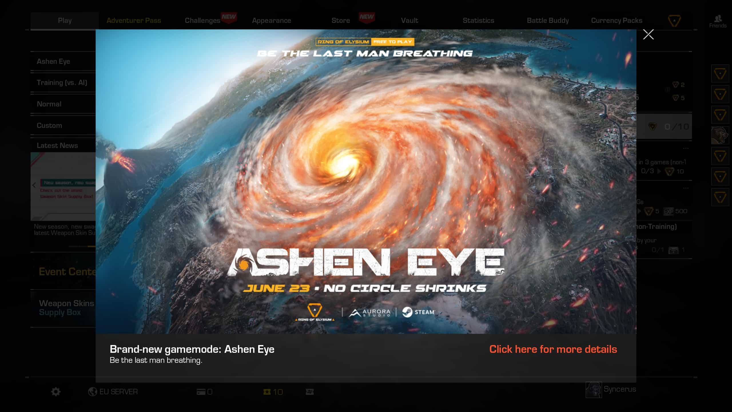 RoE: Offizieller Release und „Ashen Eye“ Spielmodus | Gaming-Grounds.de ...