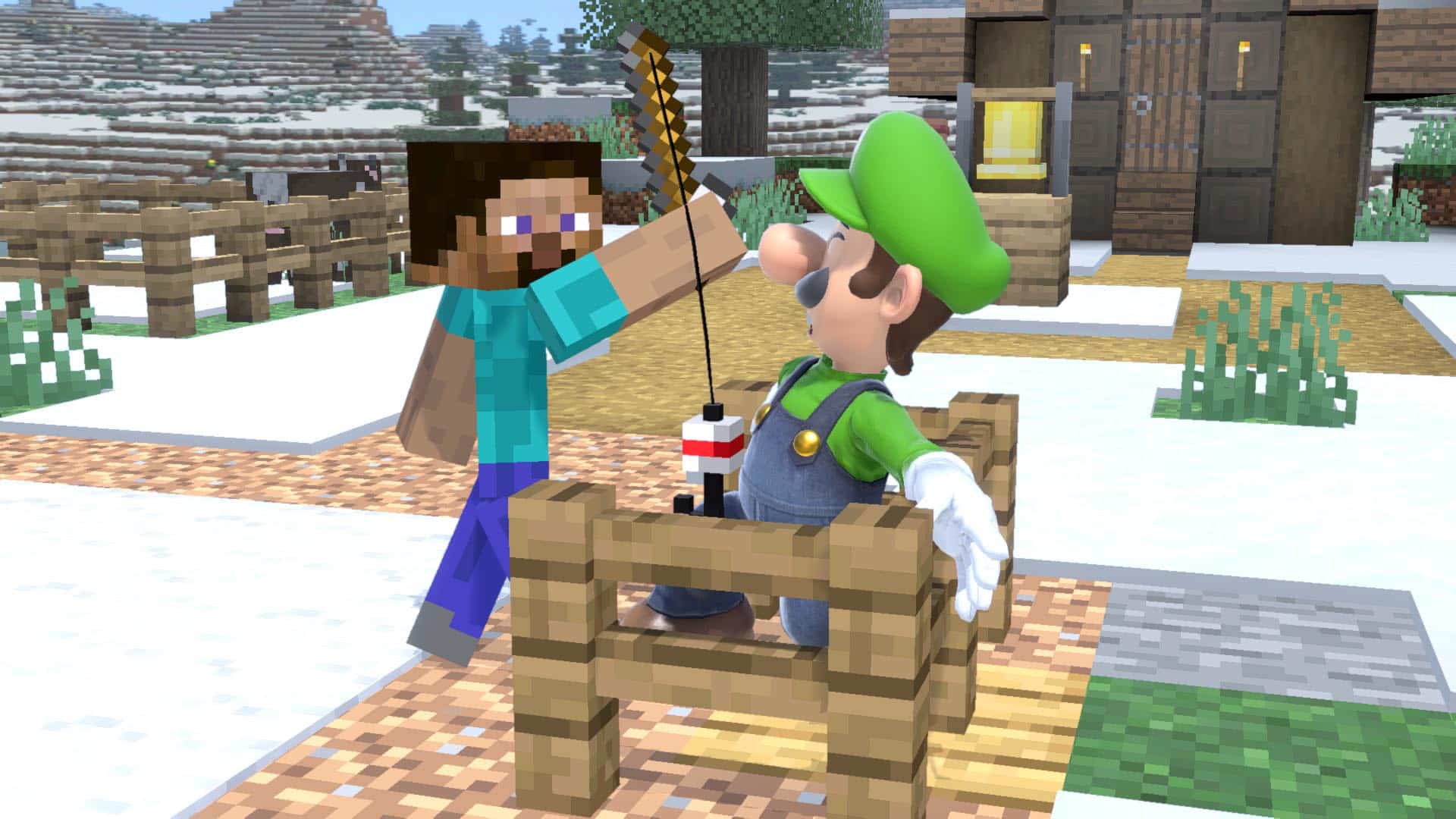 SSBU vs Minecraft: Die neuen DLC-Kämpfer Steve und Alex im Detail ...