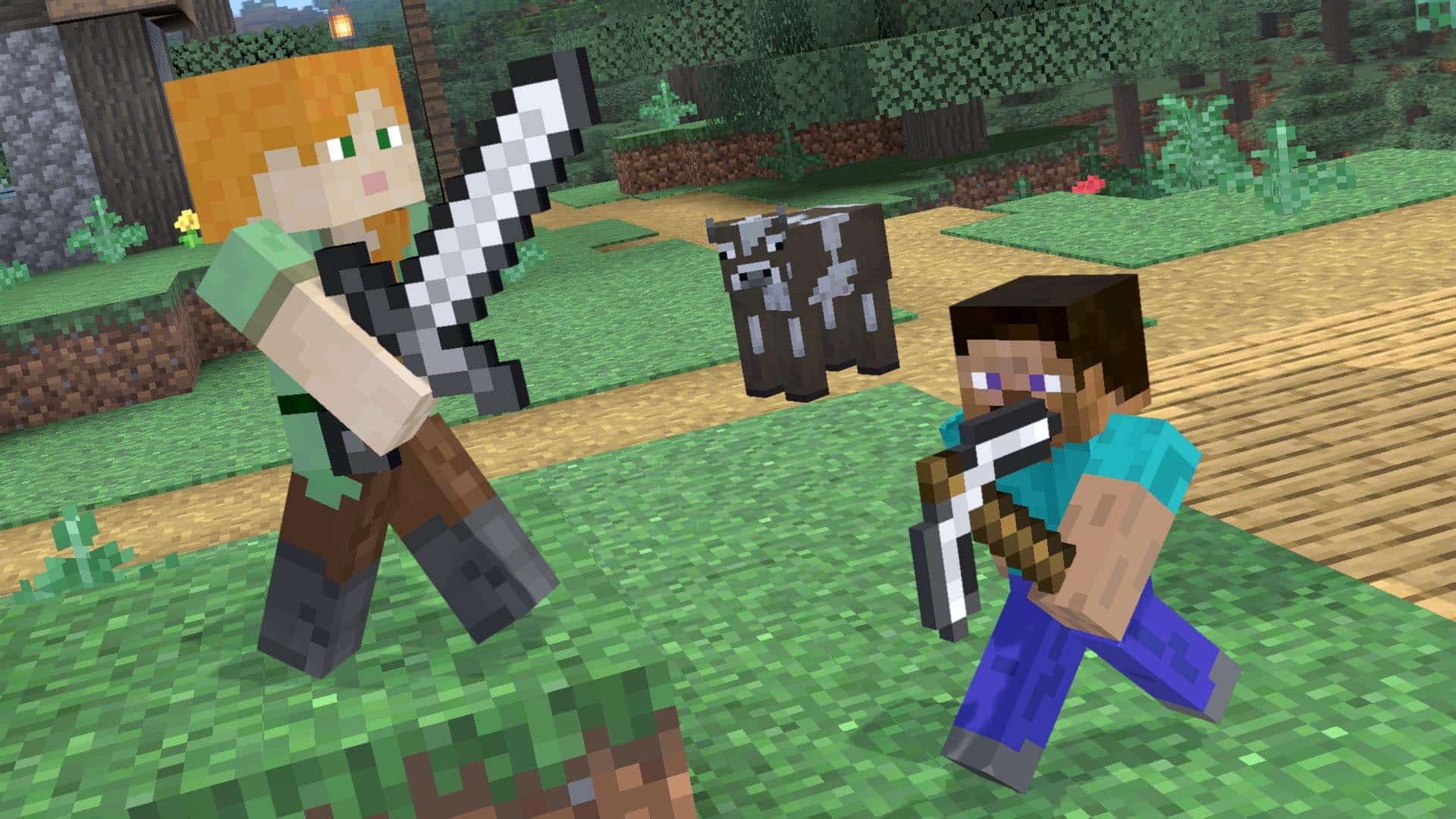 SSBU vs Minecraft: Die neuen DLC-Kämpfer Steve und Alex im Detail ...