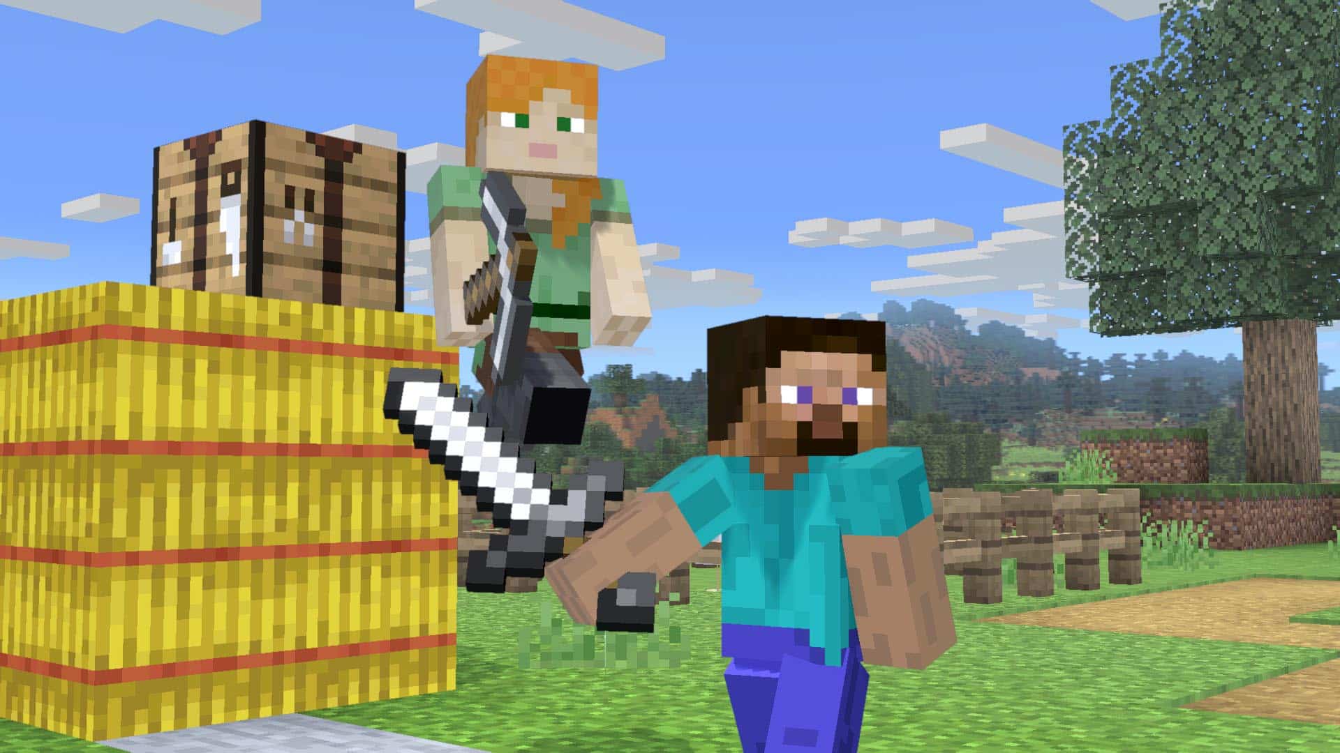 SSBU vs Minecraft: Die neuen DLC-Kämpfer Steve und Alex im Detail ...