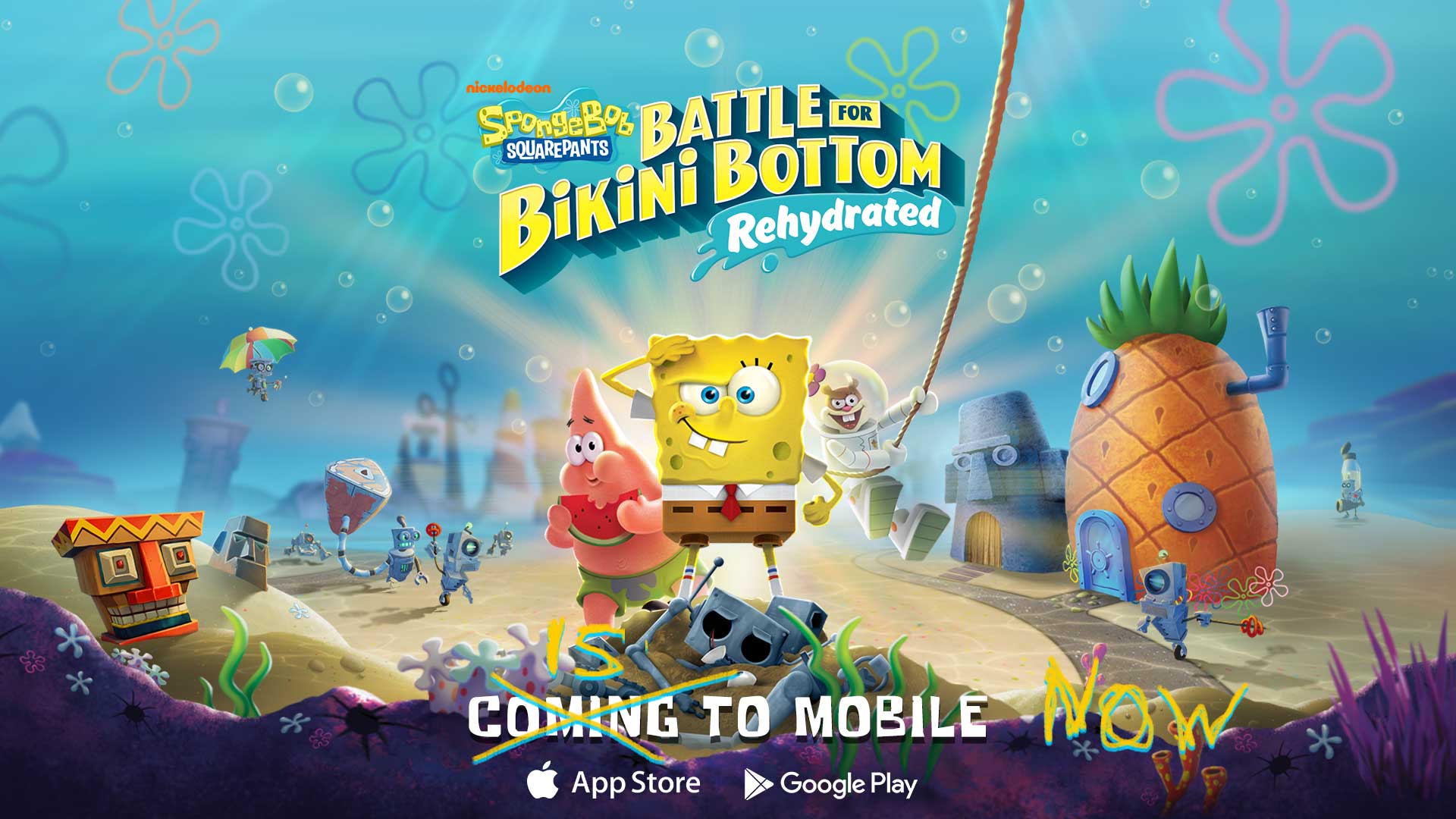 SpongeBob Schwammkopf erobert ab sofort das Smartphone | Gaming-Grounds ...