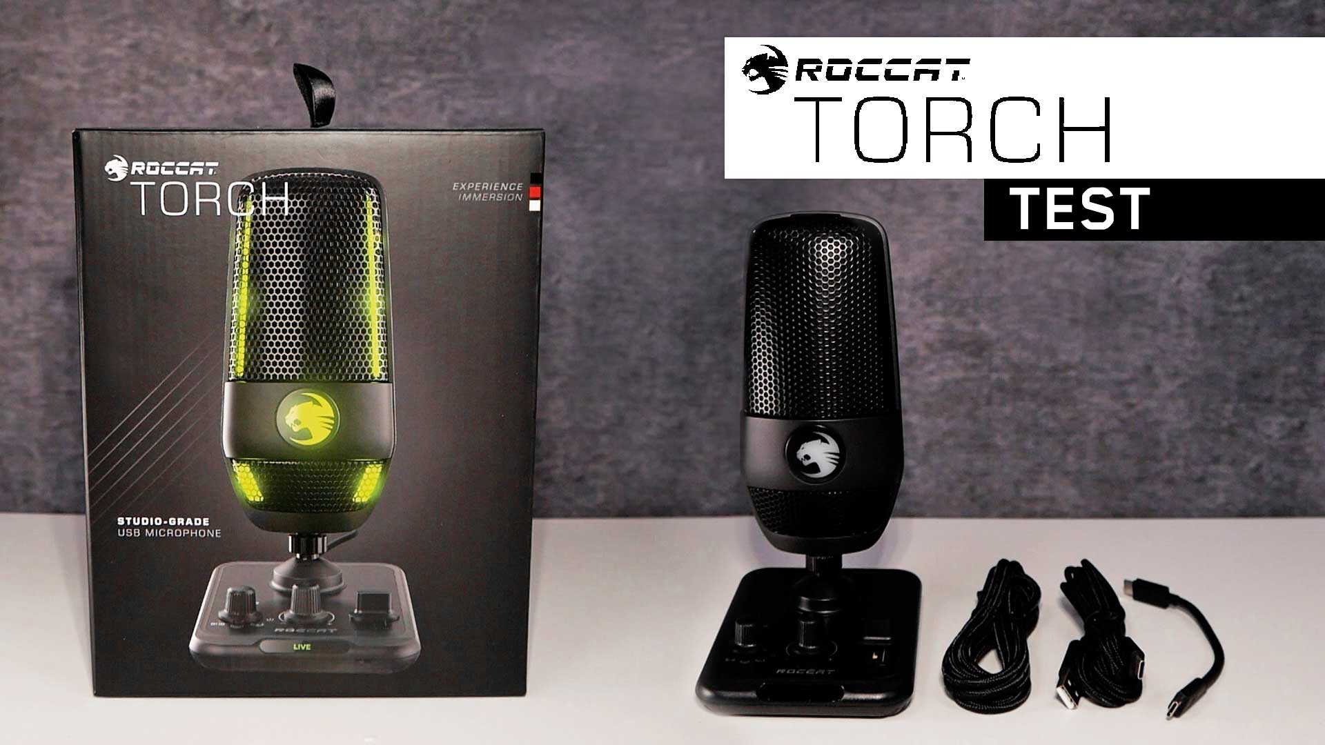 Roccat Torch Test: So gut ist das beleuchtete USB-Streaming-Mikrofon ...