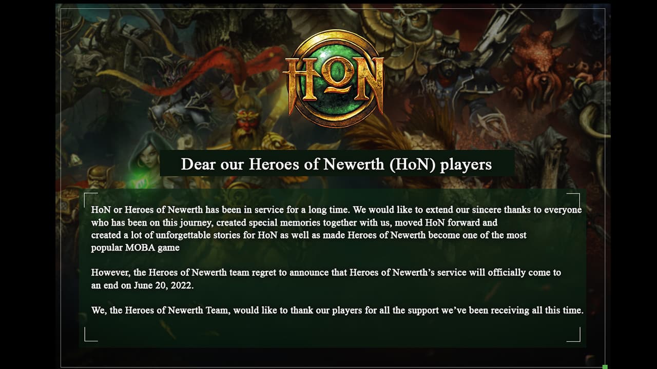 Heroes of Newerth: Einstiger LoL-Konkurrent schaltet die Server ab ...